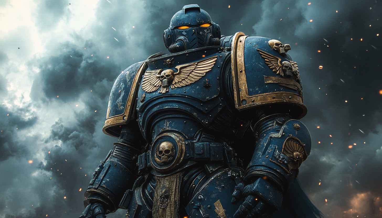 Warhammer 40k Wallpaper, Space Marine, Ultramarines, Gaming Wallpaper ...